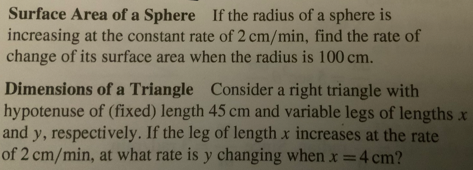 Solved Surface Area of a Sphere If the radius of a sphere is | Chegg.com