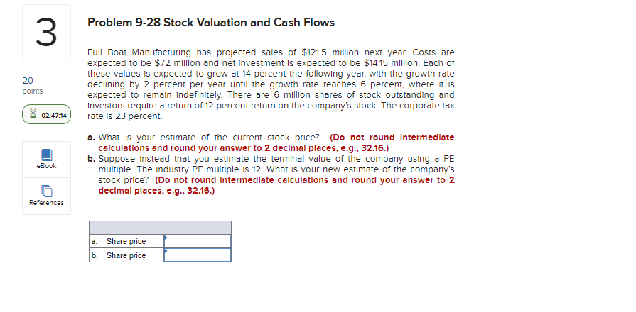 Solved answer question using excel and showing excel | Chegg.com