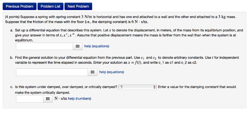 Solved Previous Problemproblem List Next Problem 4 Points