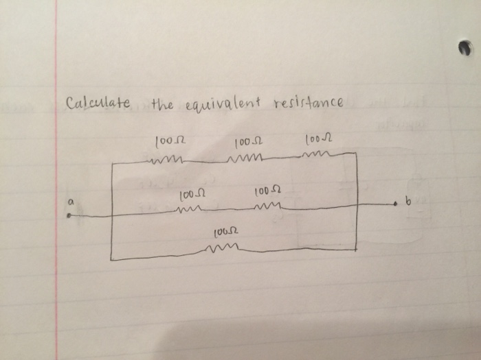 Solved Calculate the equivalent resistance | Chegg.com