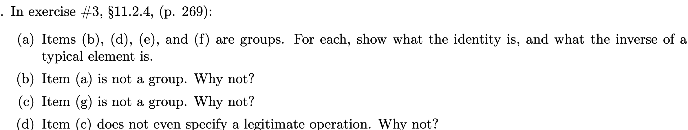 Solved Theorem 11.2.1 A Monoid Theorem. If a, b are elements | Chegg.com