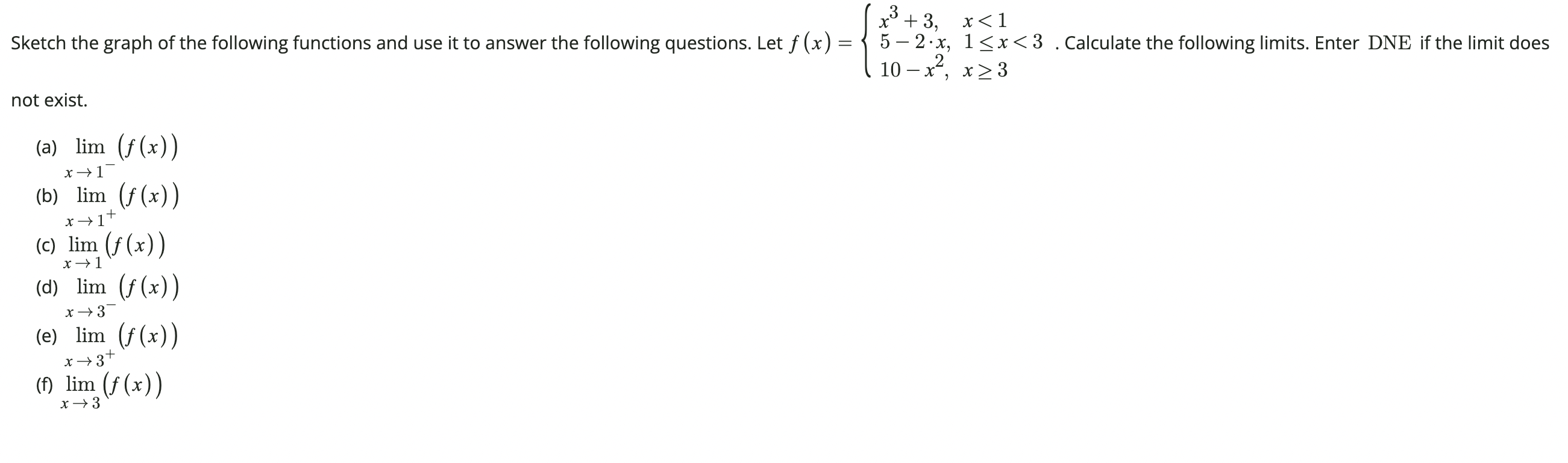 Solved Sketch the graph of the following functions and use | Chegg.com