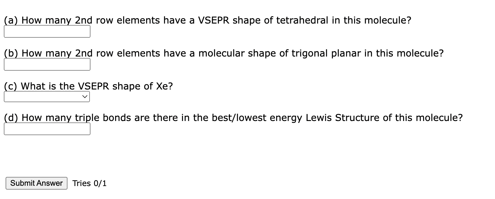 Solved Complete the Lewis structre to give the Lowest | Chegg.com