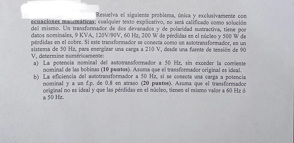 Solved Resuelva el siguiente problema, única y | Chegg.com