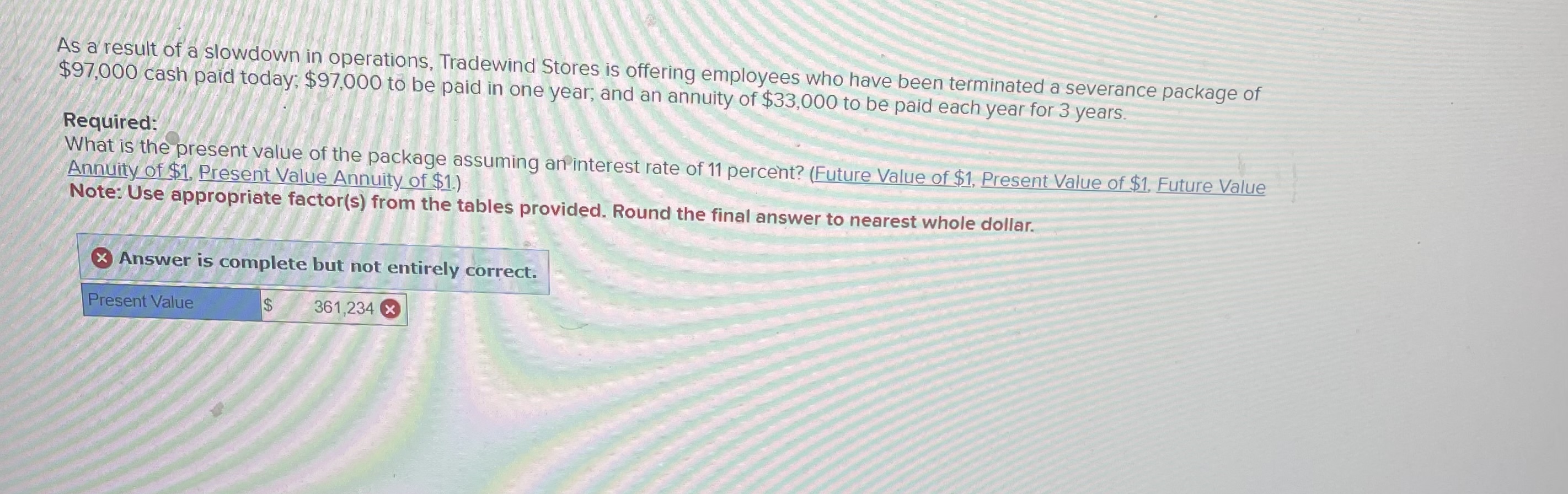Solved As a result of a slowdown in operations, Tradewind | Chegg.com