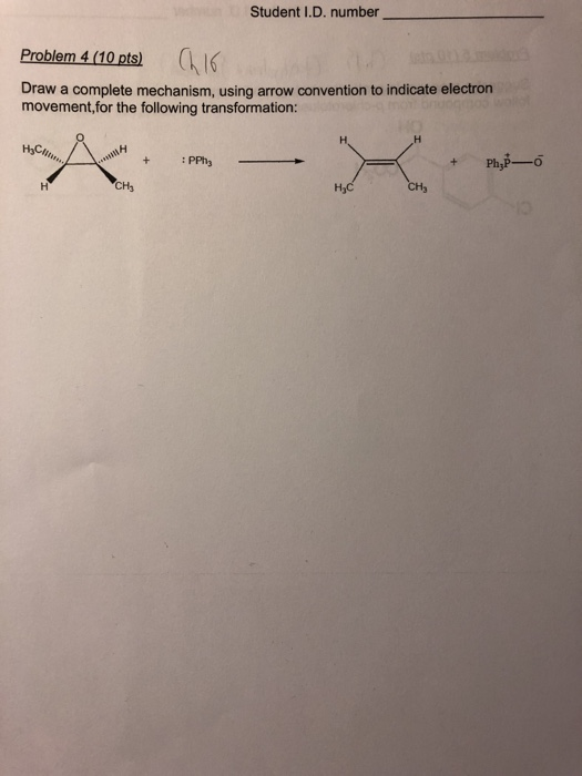 Solved Student I.D. number Problem 4 (10 pts Draw a complete | Chegg.com