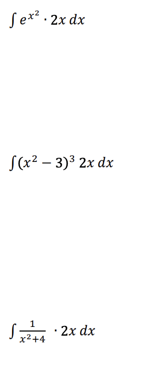 Solved Integration by Substitution (Chain-Rule Reversed) - | Chegg.com