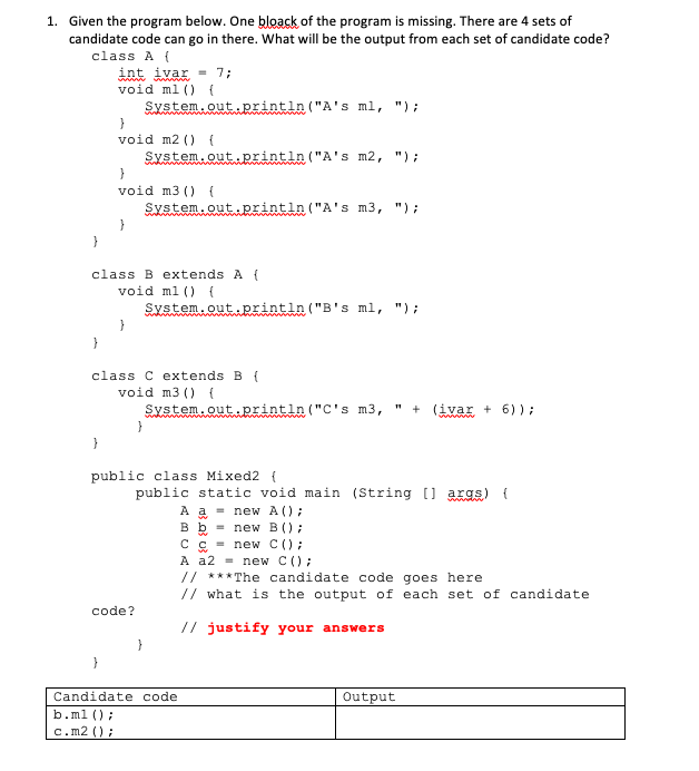 Solved This is a simple JAVA programming question. The last | Chegg.com