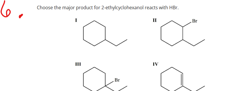 Solved Provide the major product for 4-methylcyclohexanol | Chegg.com