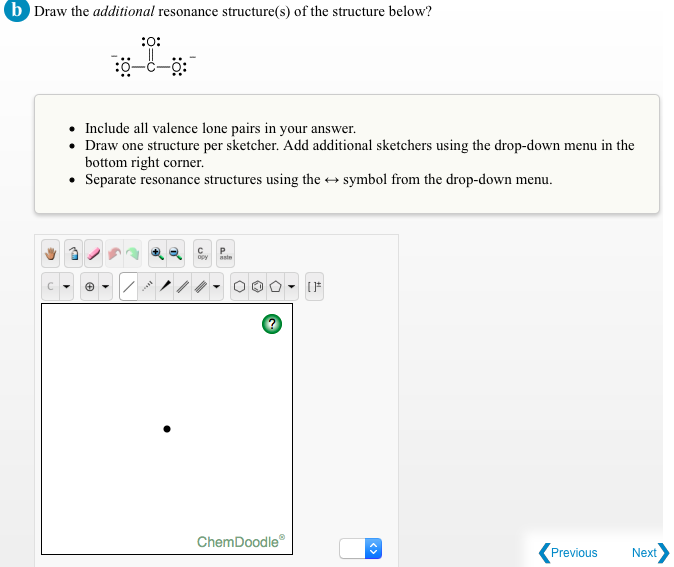 Solved b Draw the additional resonance structure(s) of the | Chegg.com