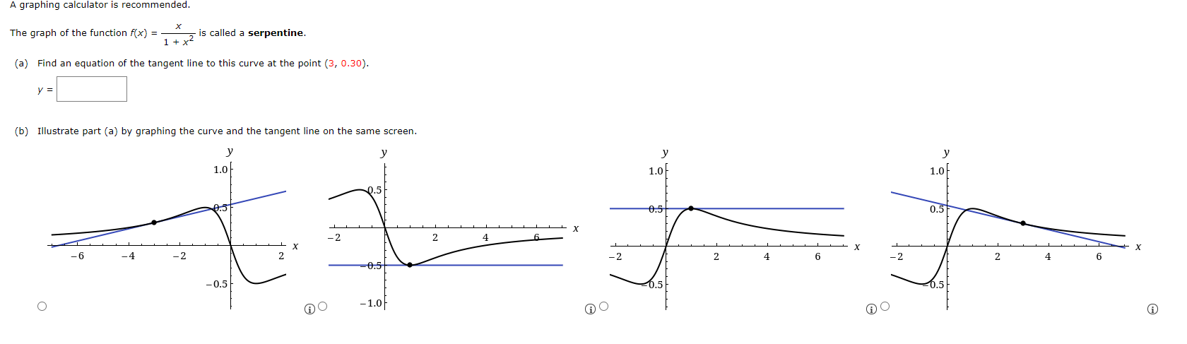 Solved A graphing calculator is recommended. The graph of | Chegg.com