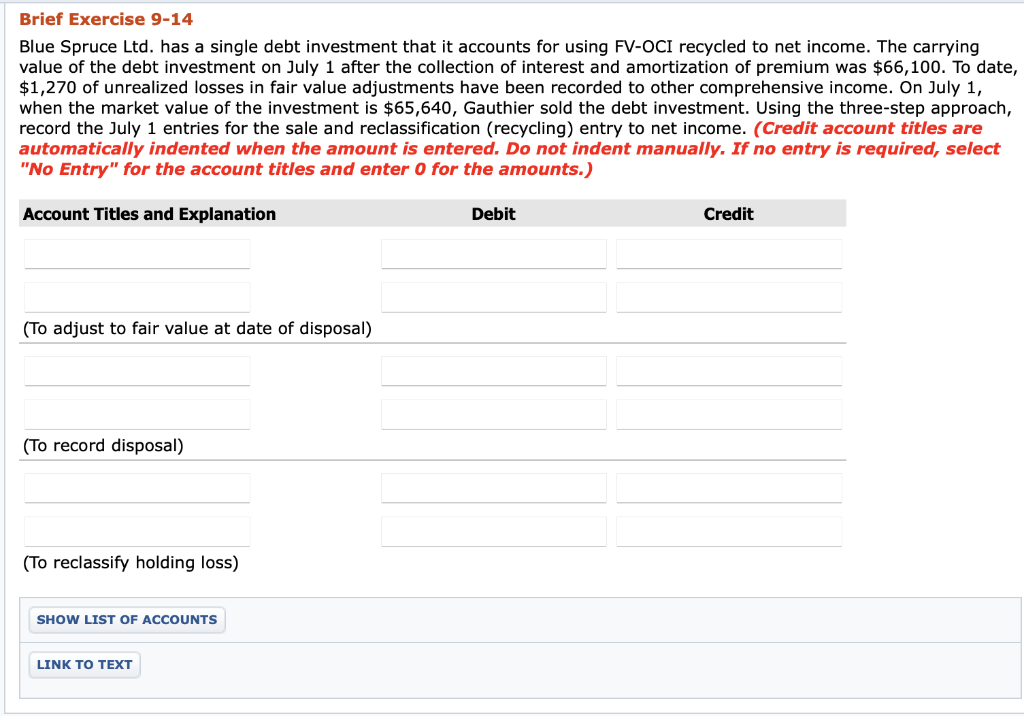 Solved Brief Exercise 9-14 Blue Spruce Ltd. has a single | Chegg.com
