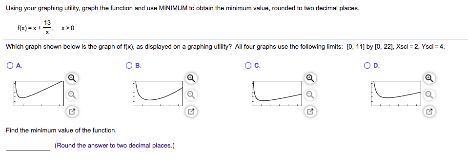 Solved Using your graphing utility, graph the function and | Chegg.com
