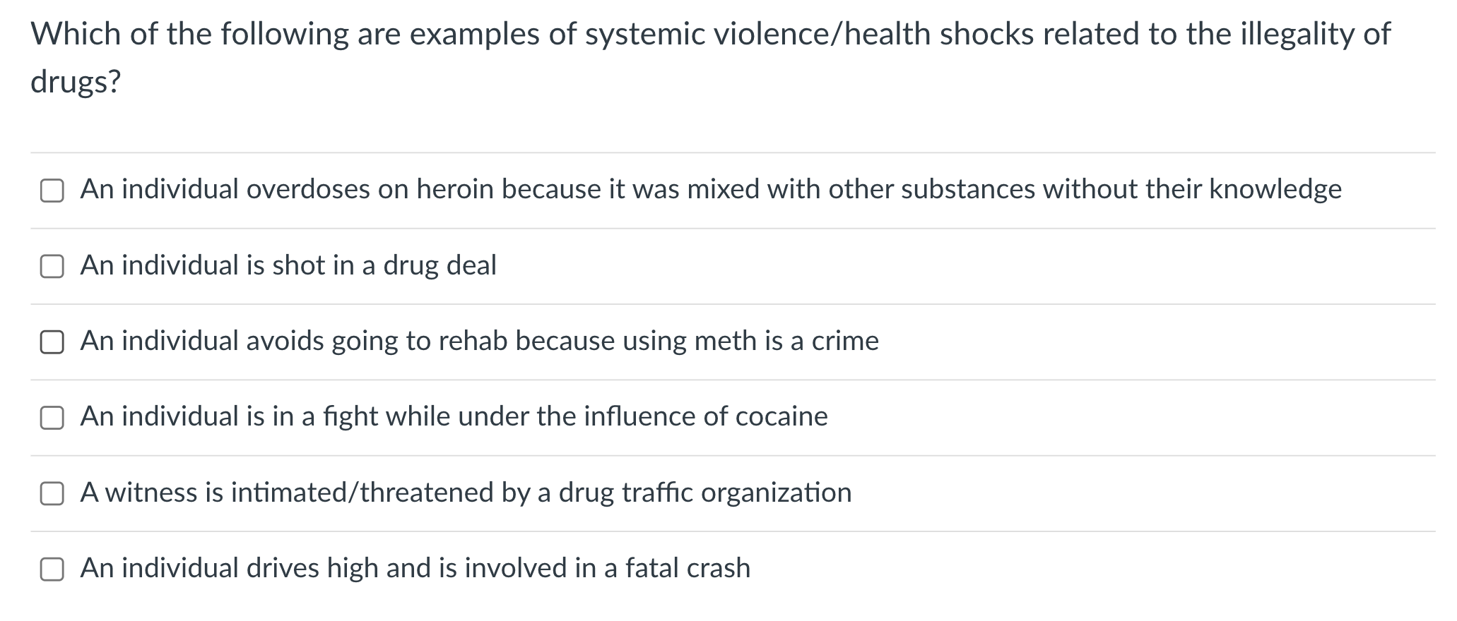 Solved Which of the following are examples of systemic | Chegg.com