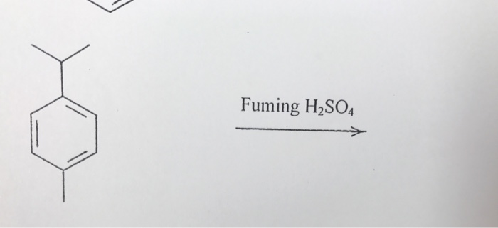 Solved Fuming H2SO4 | Chegg.com