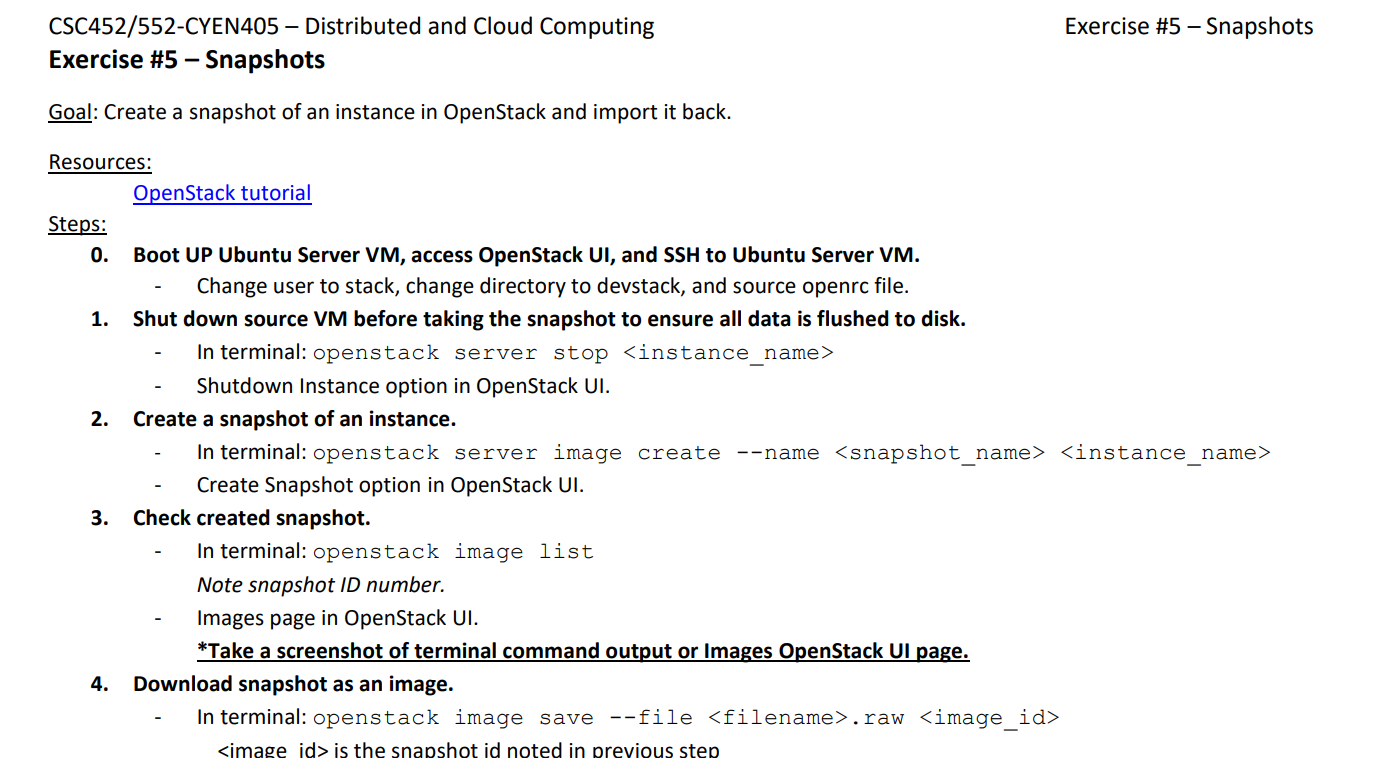 Solved CSC452/552-CYEN405 - Distributed and Cloud Computing | Chegg.com