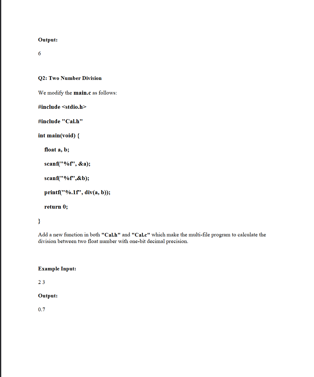 Solved HW #10: Multi-File Program Notice: Turn in a Zip file | Chegg.com