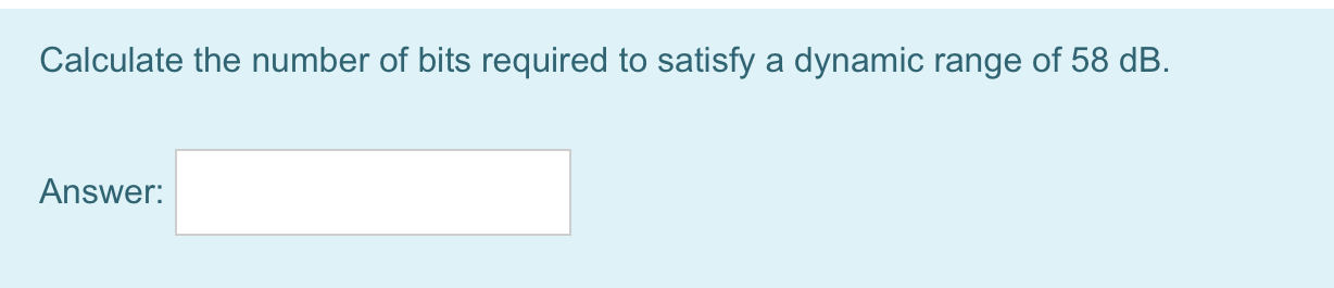 Solved Calculate the number of bits required to satisfy a | Chegg.com