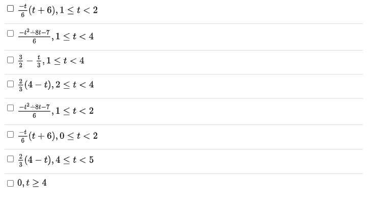 Solved Convolve the following two functions. 0, t