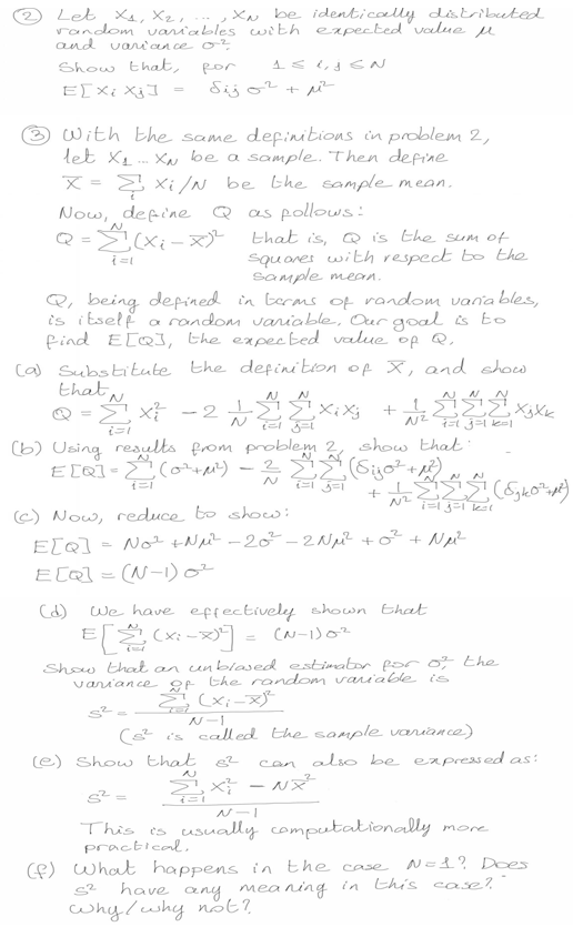 Solved Let xa, X2, ..., Xn be identically distributed random | Chegg.com