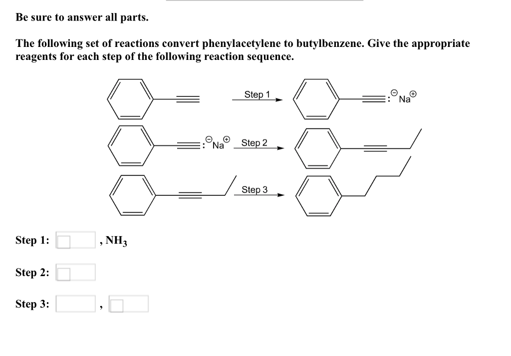 Solved Be sure to answer all parts The following set of | Chegg.com