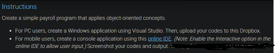 Solved Instructions Create a simple payroll program that | Chegg.com