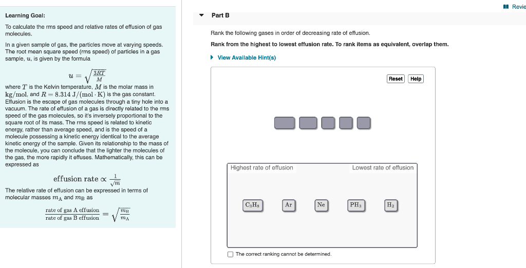 Solved II Revie Part B Learning Goal: To calculate the rms | Chegg.com