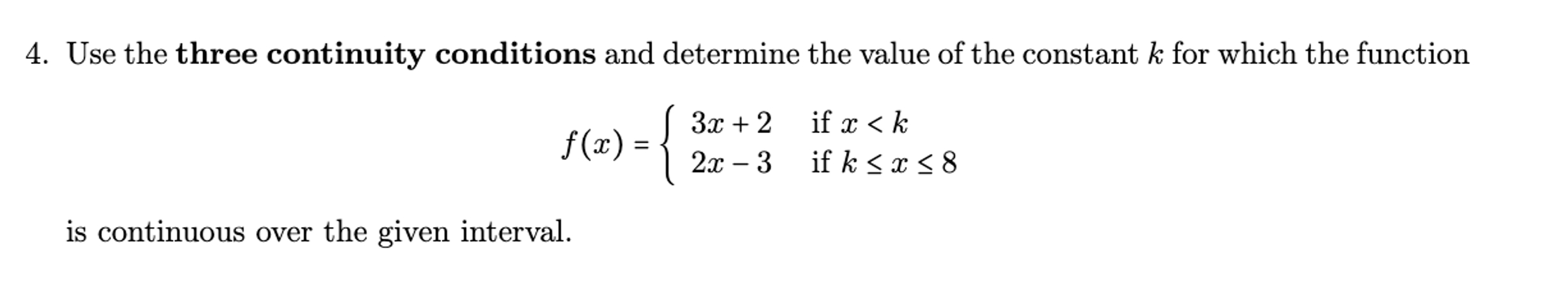 Solved Use the three continuity conditions and determine the | Chegg.com