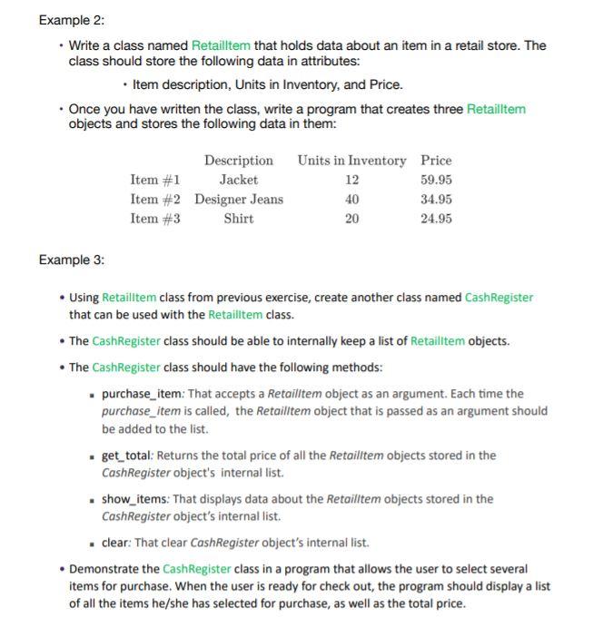 Solved Example 1: • Design a class named Information that | Chegg.com