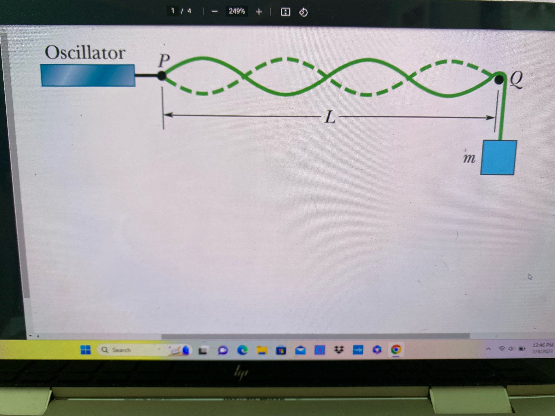 Solved You are performing an experiment in a physics | Chegg.com