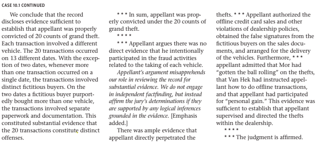 Solved Case 10.1 People v. Whitmer Court of Appeal of | Chegg.com