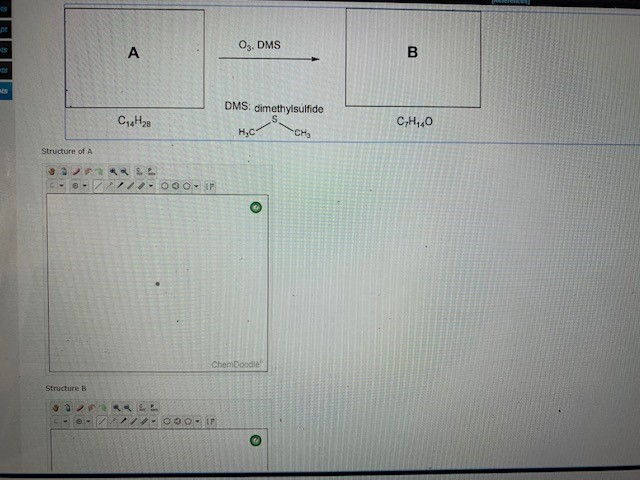 Solved A compound with a molecular formula of C7H14O has how | Chegg.com