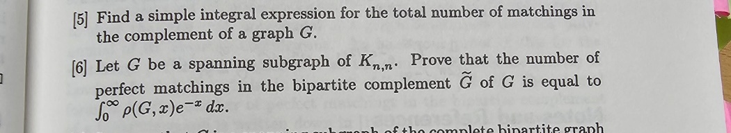 Solved [5] Find a simple integral expression for the total | Chegg.com