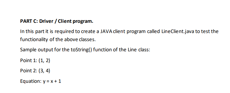Solved Exercise 4. Points and Lines PART A: Creating a Point | Chegg.com