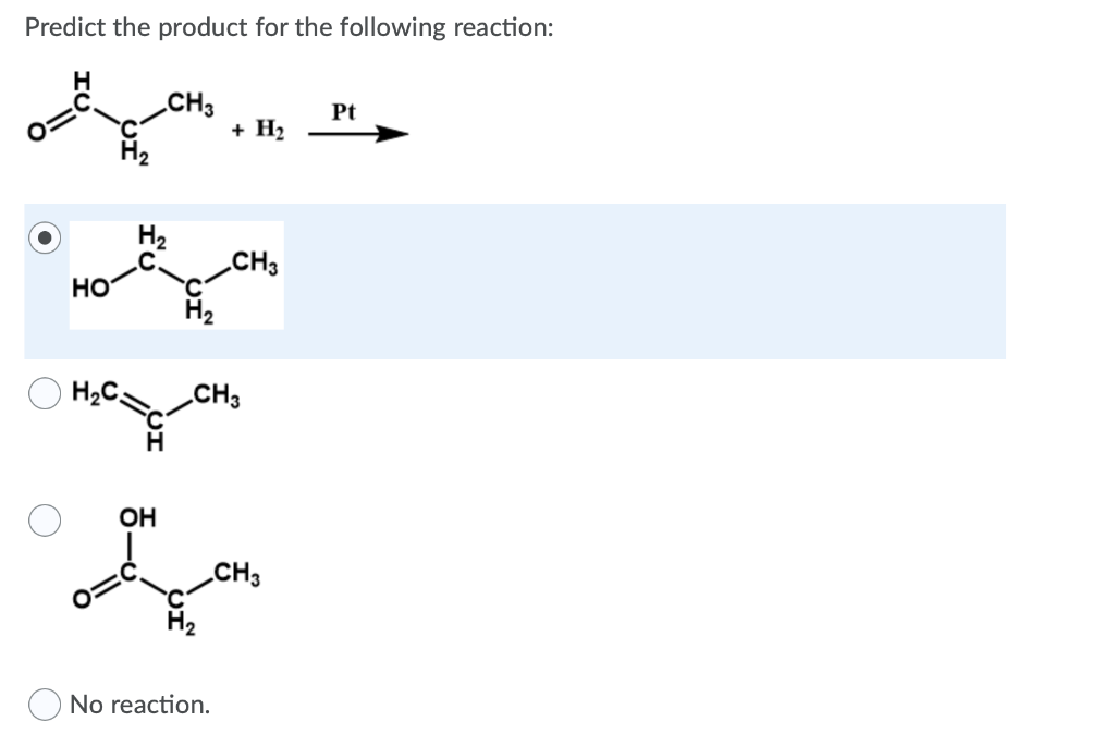 Solved Predict the product for the following reaction: CH3 + | Chegg.com