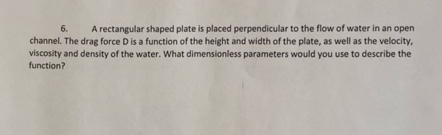 Solved A rectangular shaped plate is placed perpendicular to | Chegg.com