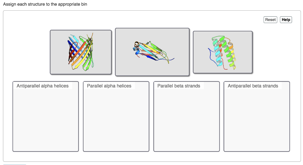 Solved Assign each structure to the appropriate bin Reset | Chegg.com