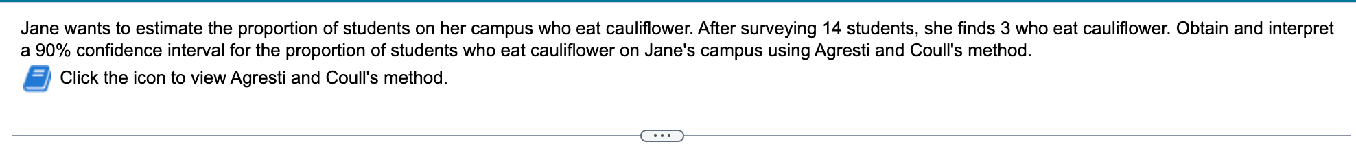 Jane wants to estimate the proportion of students on | Chegg.com