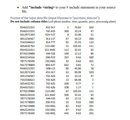 Solved skeleton code to edit: //Include the | Chegg.com