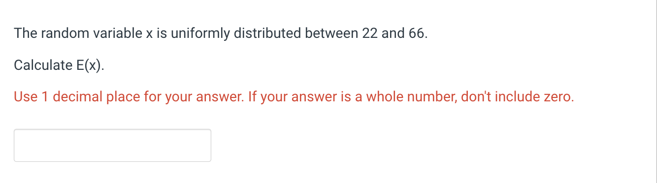 Solved The random variable x is uniformly distributed | Chegg.com