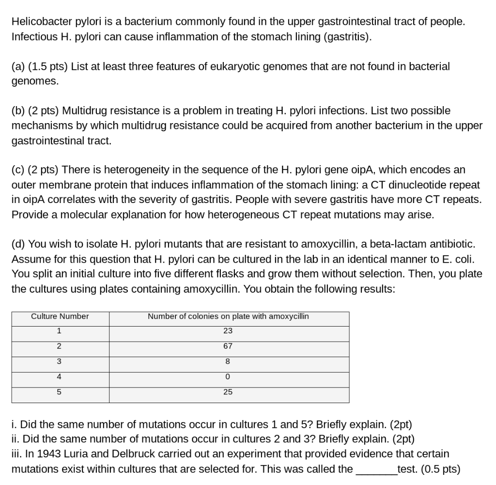 Solved Helicobacter pylori is a bacterium commonly found in | Chegg.com