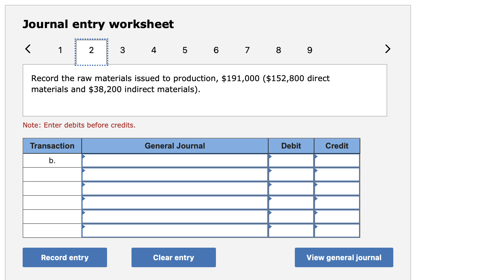 Solved Journal entry worksheet ivule. CIILEI | Chegg.com