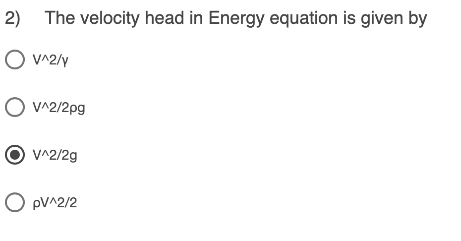 Solved 1) The Reynolds number is given by (V: mean velocity) | Chegg.com
