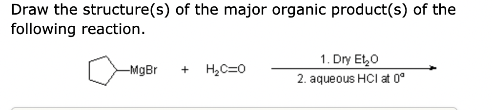 Solved Draw the structure(s) of the major organic product(s) | Chegg.com