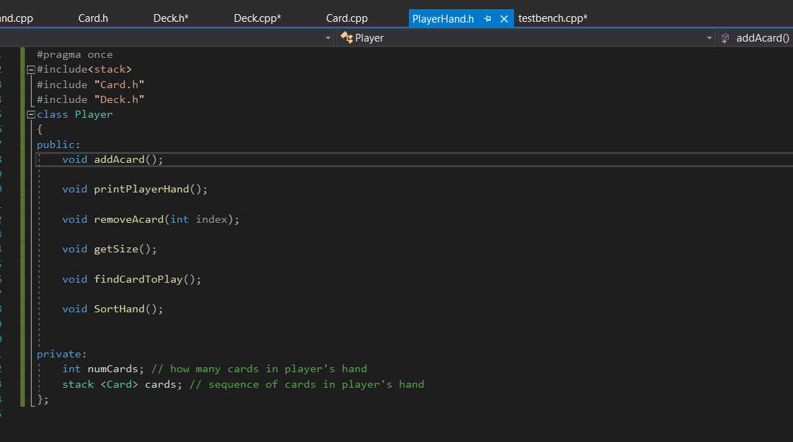 Solved I need a help on C++ code... I need help on Deck.cpp | Chegg.com