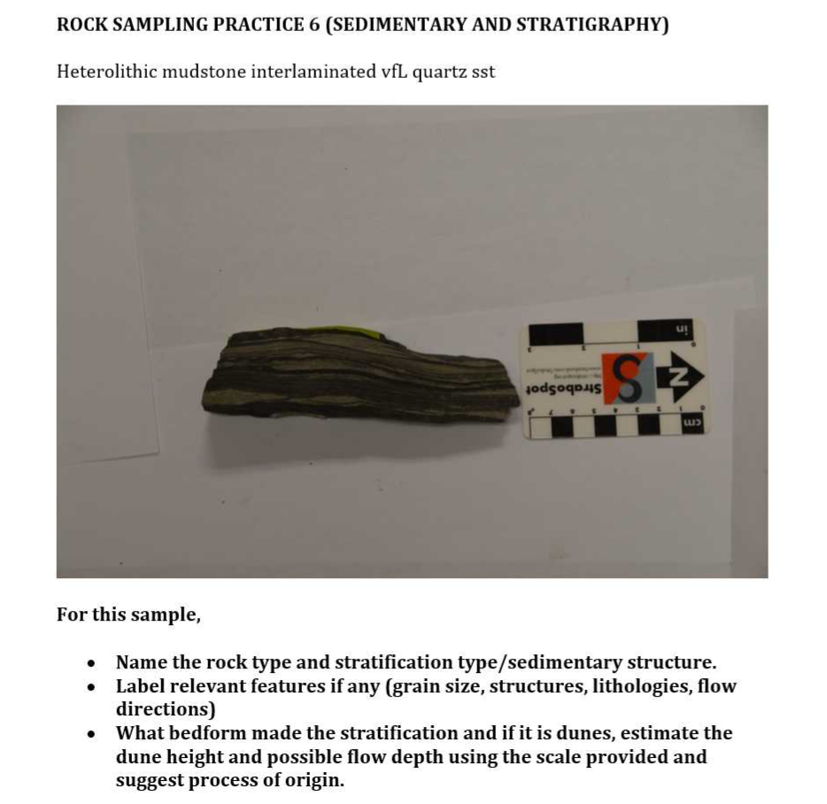 Solved ROCK SAMPLING PRACTICE 6 (SEDIMENTARY AND | Chegg.com