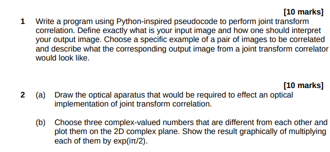 Solved [10 ﻿marks]1 ﻿Write a program using Python-inspired | Chegg.com