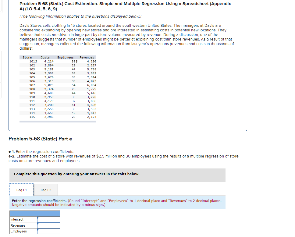 Solved Problem 5-68 (Statlc) Cost Estimation: Simple and | Chegg.com