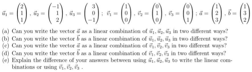 Solved ū₁ - () --- () - - - ( ) - - - - - - ---- () -- 0) | Chegg.com