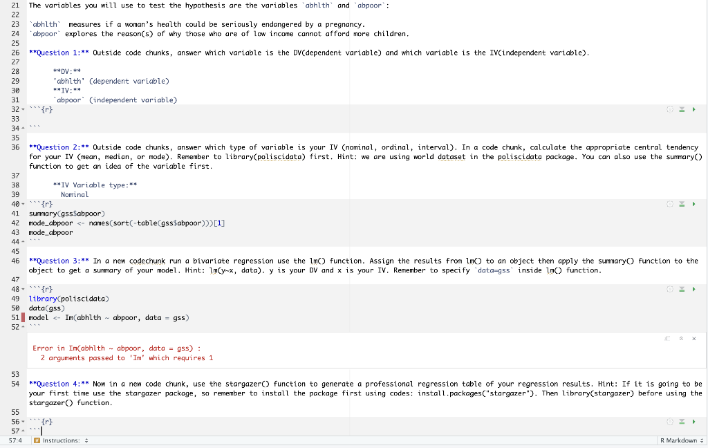 Solved In this guided assignment, you will use the `gss` | Chegg.com